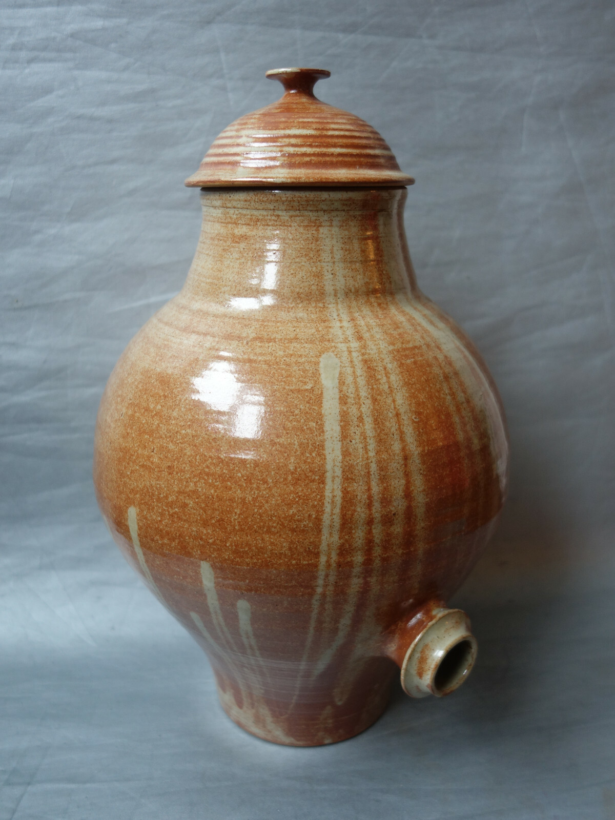 Daniel Auger (1929-2019) Saint-Amand-en-Puisaye vinaigrier en grès ...