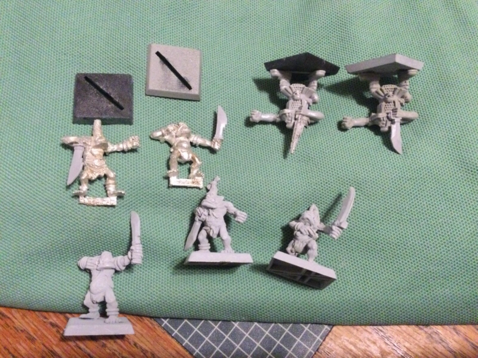 WARCRY WARHAMMER AOS Orruk Orc lot of 7 Savage Orcs Choppa Conversions ...
