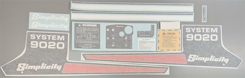 Simplicity System 9020 | eBay