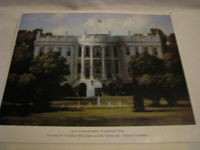 1996 Commemorative Presidential Dan Kessler Print 9-1/2" x 11" W/COA | eBay