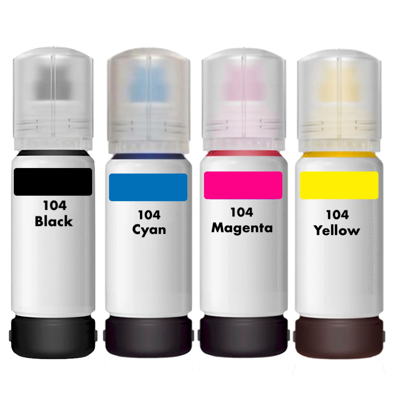 Compatible Set 104 Ink Bottles C13T00P140 C13T00P240 P340 P440 for ET ...