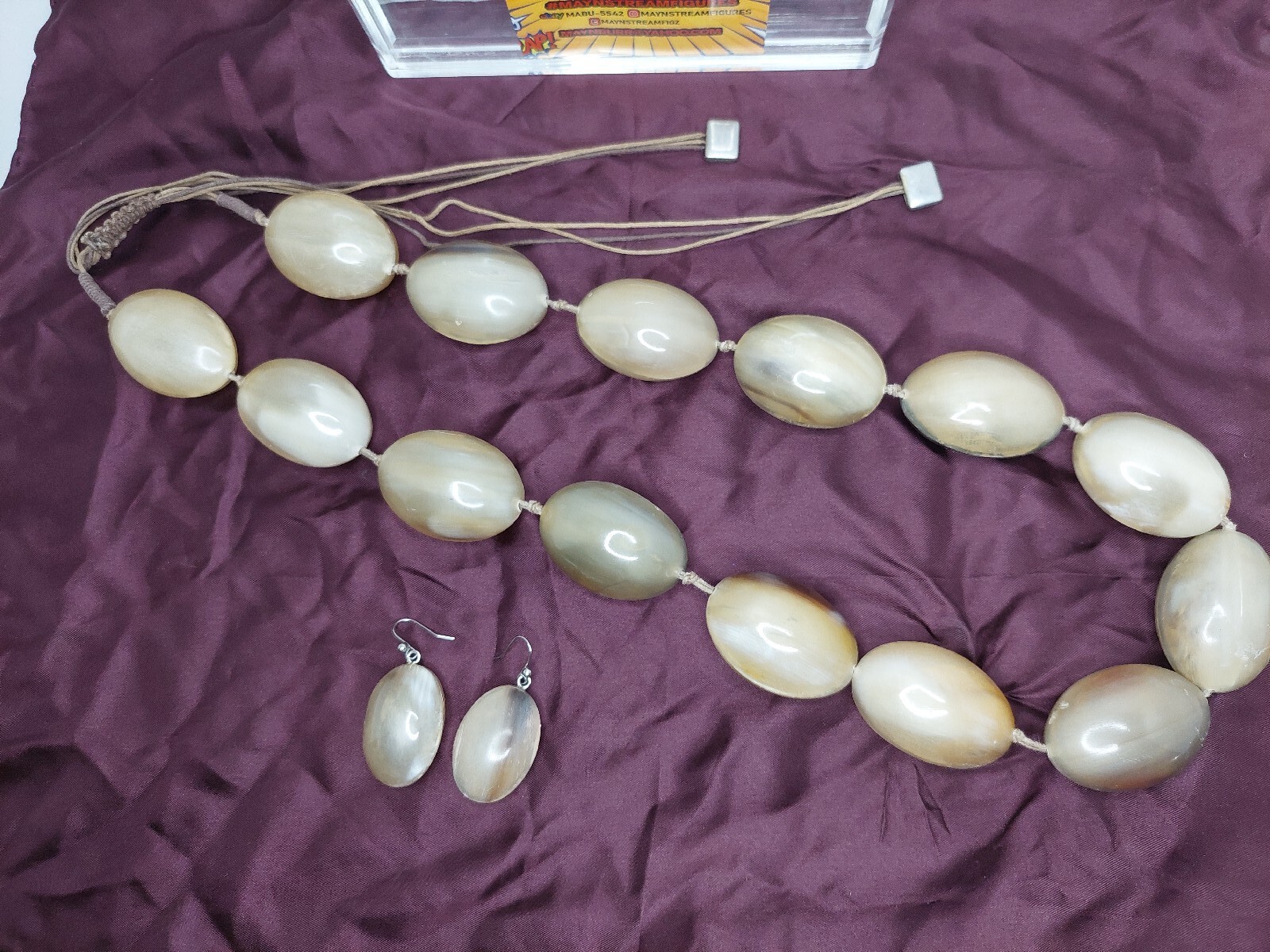 GERDA LYNGGAARD for MONIES Denmark Couture Horn Bead … - Gem