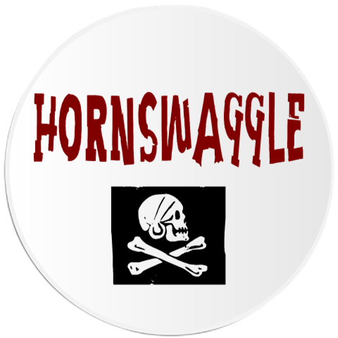 Hornswaggle Pirate - 25 Pack Circle Stickers 3 Inch - Skull Crossbones ...