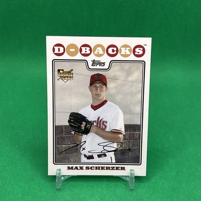 Max Scherzer 2008 Topps Updates & Highlights Rookie #UH280 ...
