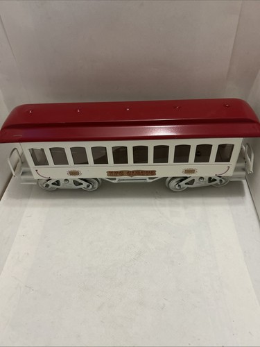 McCoy TPC Circus Car #255 Tinplate Standard Gauge White/Red Train Car ...
