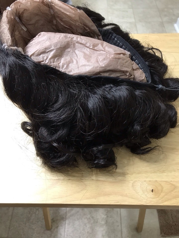 Arabella Glueless Wave Bob Pre-Cut Lace Natural Black 10’’ Wig | eBay