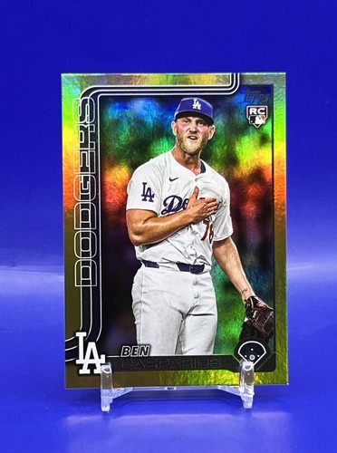 2025 Topps Series 2 Ben Casparius Rookie RC Gold SP #384 /50 Dodgers ...