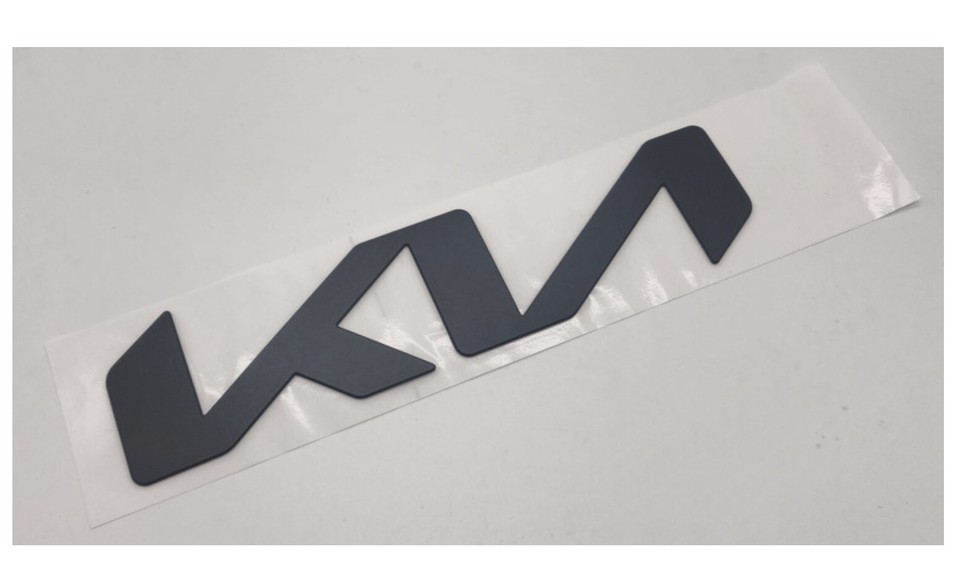 Hood Trunk EV9 Letter GT Line Matt Black Emblem Badge For 2024 ~ 2026 ...