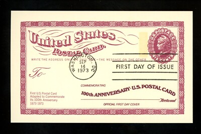 US FDC #UX65 Fleetwood 1973 Washington DC Liberty Design of UX1 Postal ...