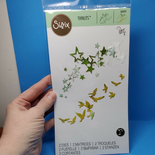 Sizzix Birds and Stars Thinlits Dies 662673 for sale online | eBay