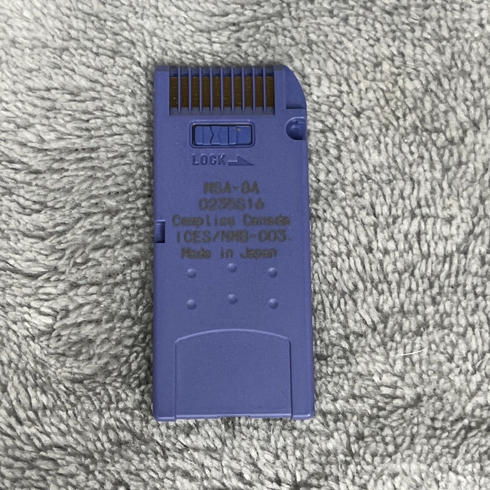 Sony Genuine Memory Stick 8MB MEGABYTE MSA-8A Camera Memory Card | eBay