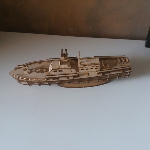 WW2 pt109 torpedo boat. Homemade Wooden Model kit | eBay UK