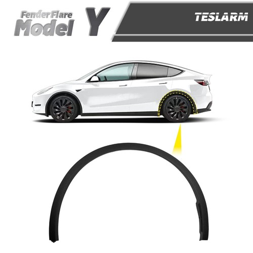 For Tesla Model Y 2020-2024 Rear Left Wheel Eyebrow Arch Trim Fenders ...