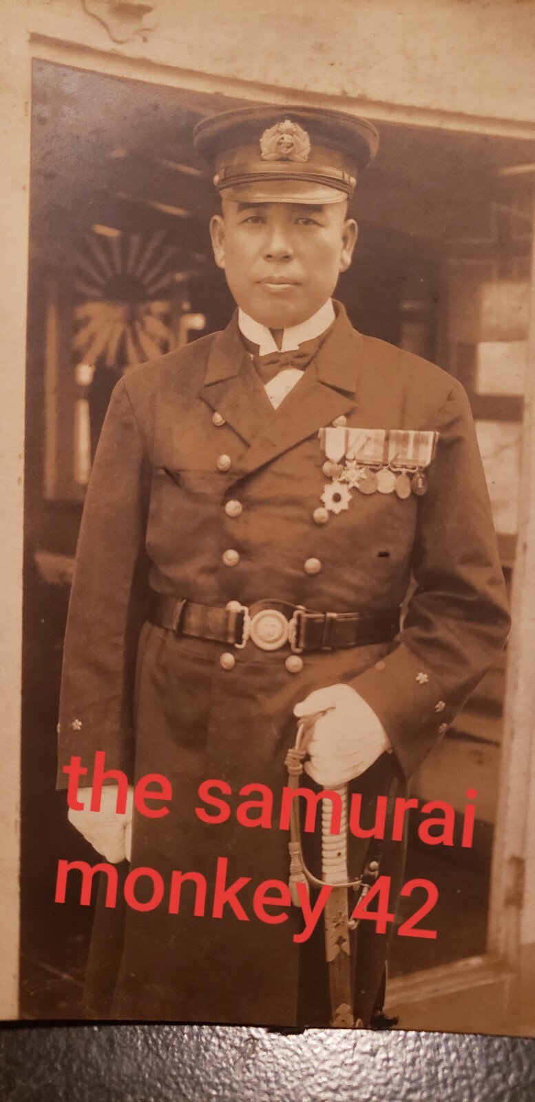 WW2 Japanese original photo of Japanese HIGH RANK NAVY OFFICER | eBay