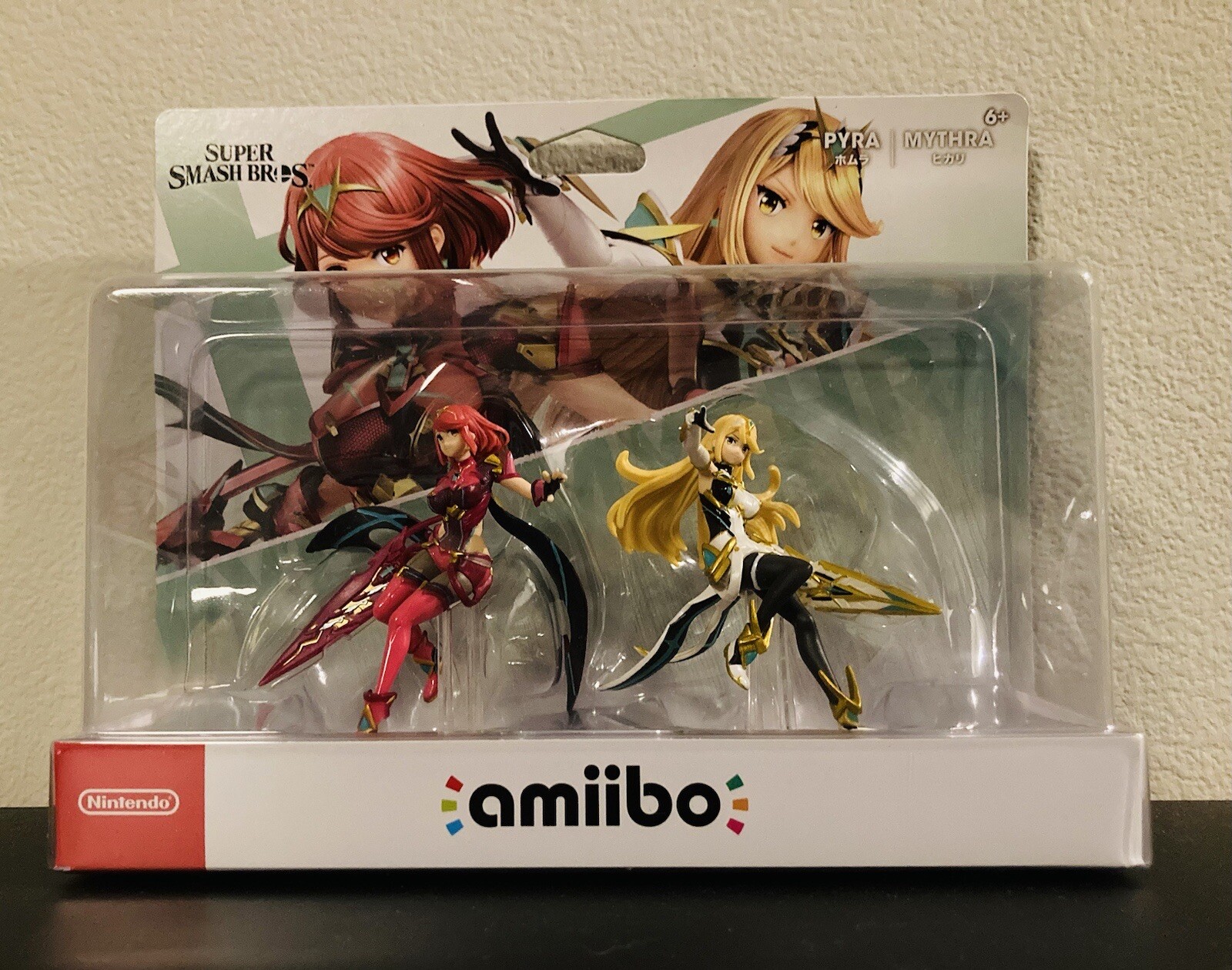 Nintendo Super Smash Bros Pyra & Mythra Amiibo 2 Pack (New) 45496894030 ...