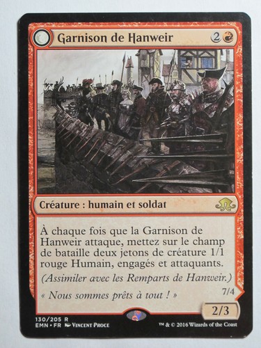 Garnison de Hanweir Hanweir Garrison MTG Magic Francais | eBay