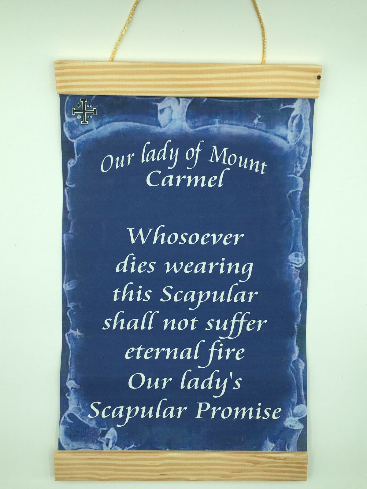 Our Lady of Mount Carmel Scapular Promise., Canvas Wall Print, 8x12 ...