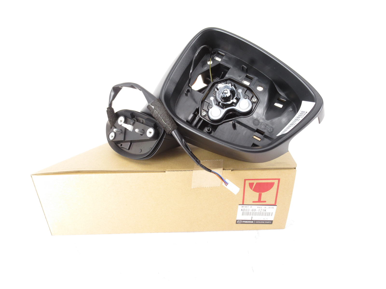 Genuine OEM Mazda KD33-69-121K Passenger Side View Mirror Housing 2013 ...