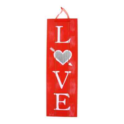 Vertical LOVE Wall Sign White18.875 in. | eBay