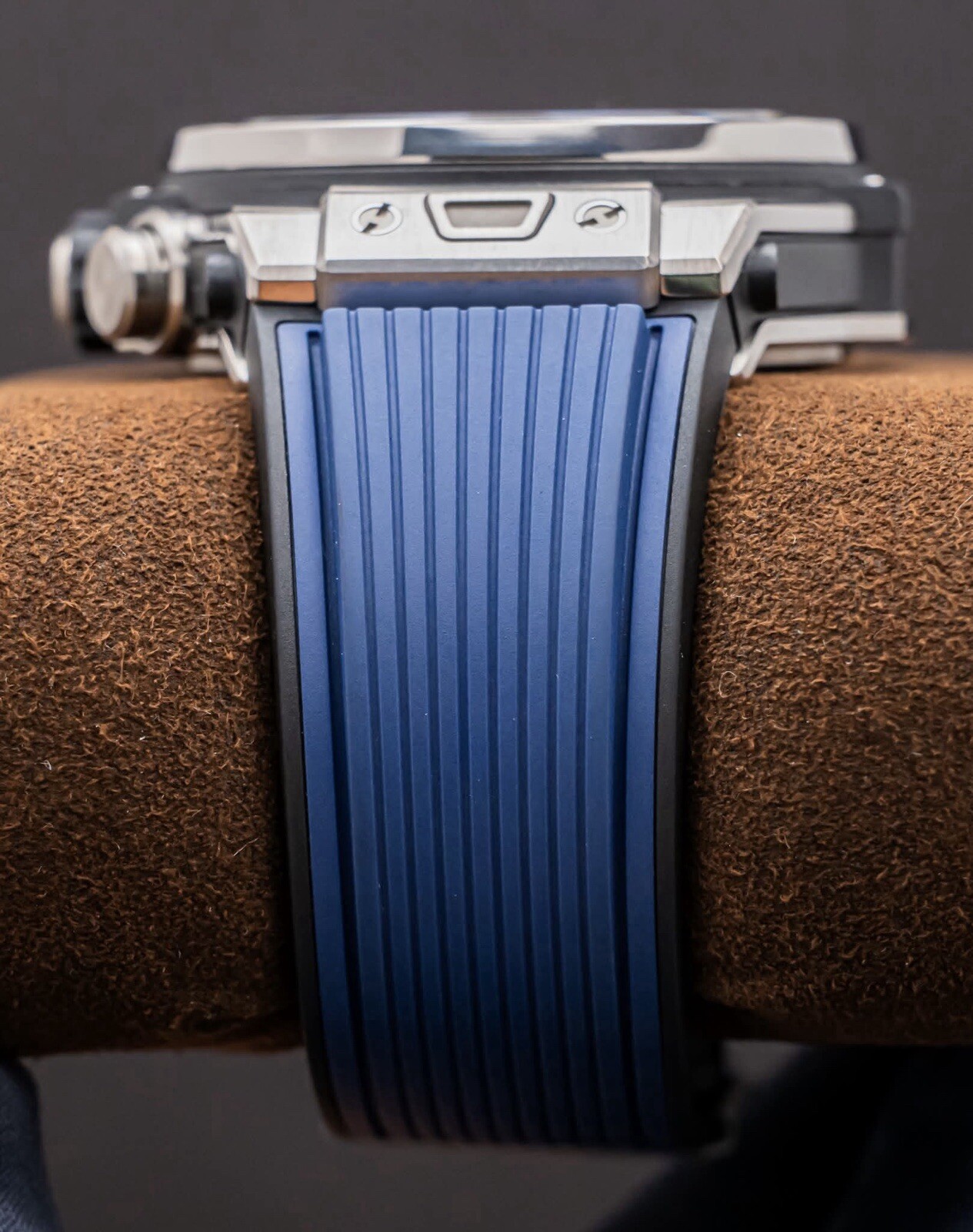 Hublot Big Bang Unico Titanium Blue 45 mm $21K MSRP Box Papers 411.NX ...