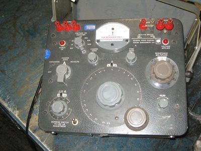 GENERAL RADIO COMPANY MEGOHM BRIDGE TYPE 1644-A | eBay
