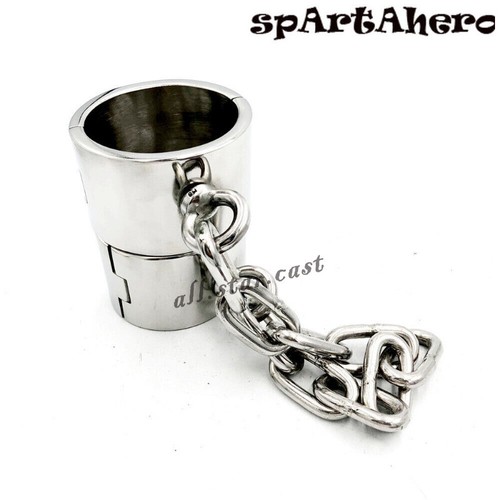 Unisex Stainless Steel Metal Leg Cuffs Couples Flirt Game Binding ...