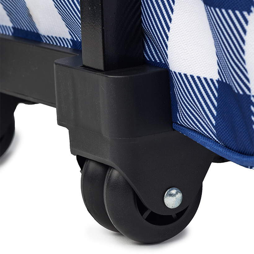 Rolling Sewing Machine Tote Craft Yarn Storage Cart Portable Bag Case ...