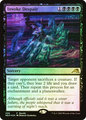 MTG FOIL Invoke Despair (Bundle) - Promo #506 | eBay