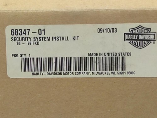 NOS Genuine Harley 1996-99 FXD Super Glide Security System Install Kit ...