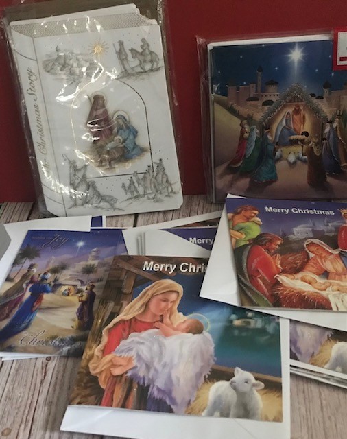 Bulk Job Lot Religious Themed Christmas Cards Jesus Mary Joseph Three ...