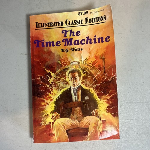 The Time Machine H.G. Wells Illustrated Classic Editions Paperback Book ...