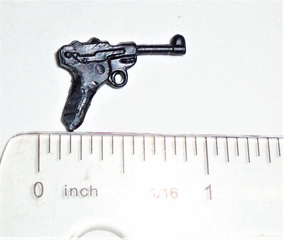 GI Joe SGT SAVAGE 1995 Figure Accessory General Blitz V1 Luger Pistol ...