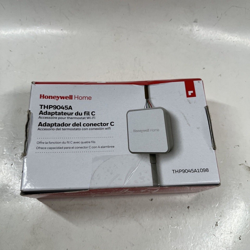 Honeywell Home THP9045A1098 White Smart Thermostat C Wire Power Adapter ...