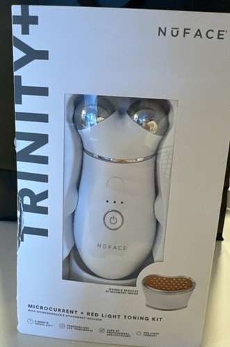 NuFACE TRINITY+ Microcurrent + Red Light Toning Kit SAME DAY SHIPPING ️ ...