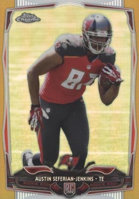 2014 Topps Chrome - Austin Seferian-Jenkins #178 Gold Refractor /50 (RC ...