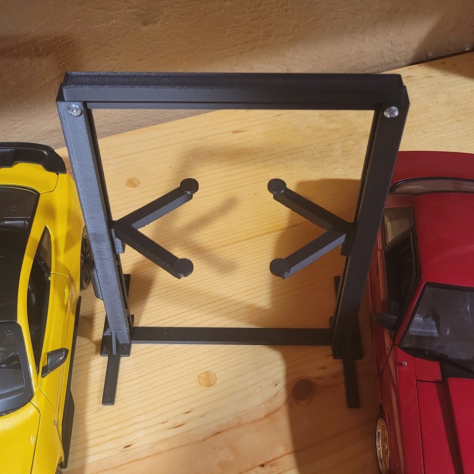 1:18 Scale Two Post Car Lift For Displaying Scale Model Cars Garage ...