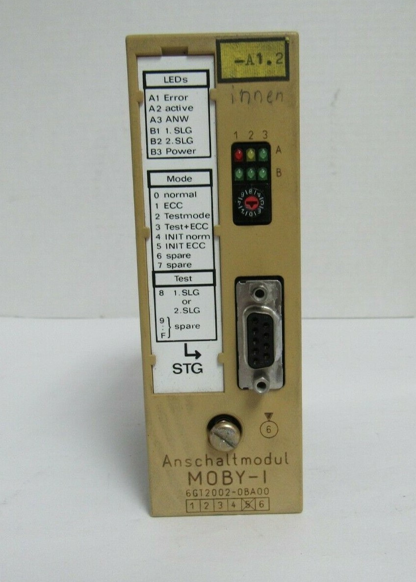 SIEMENS MLFB-NR: 6GT2002-0BA00 E-STAND :05 | eBay
