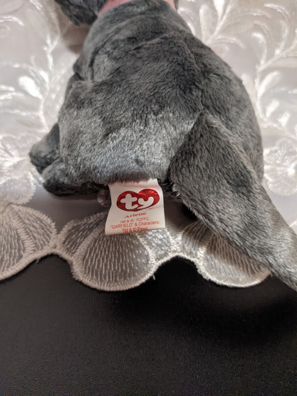 Ty Beanie Babies Arlene The Cat From Garfield Near MINT Collectible ...