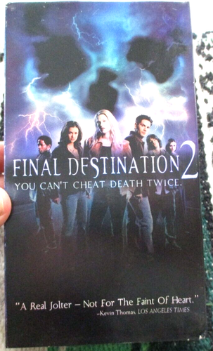 Final Destination 2! You Can't Cheat Death Twice! Video VHS Tape 2003 ...