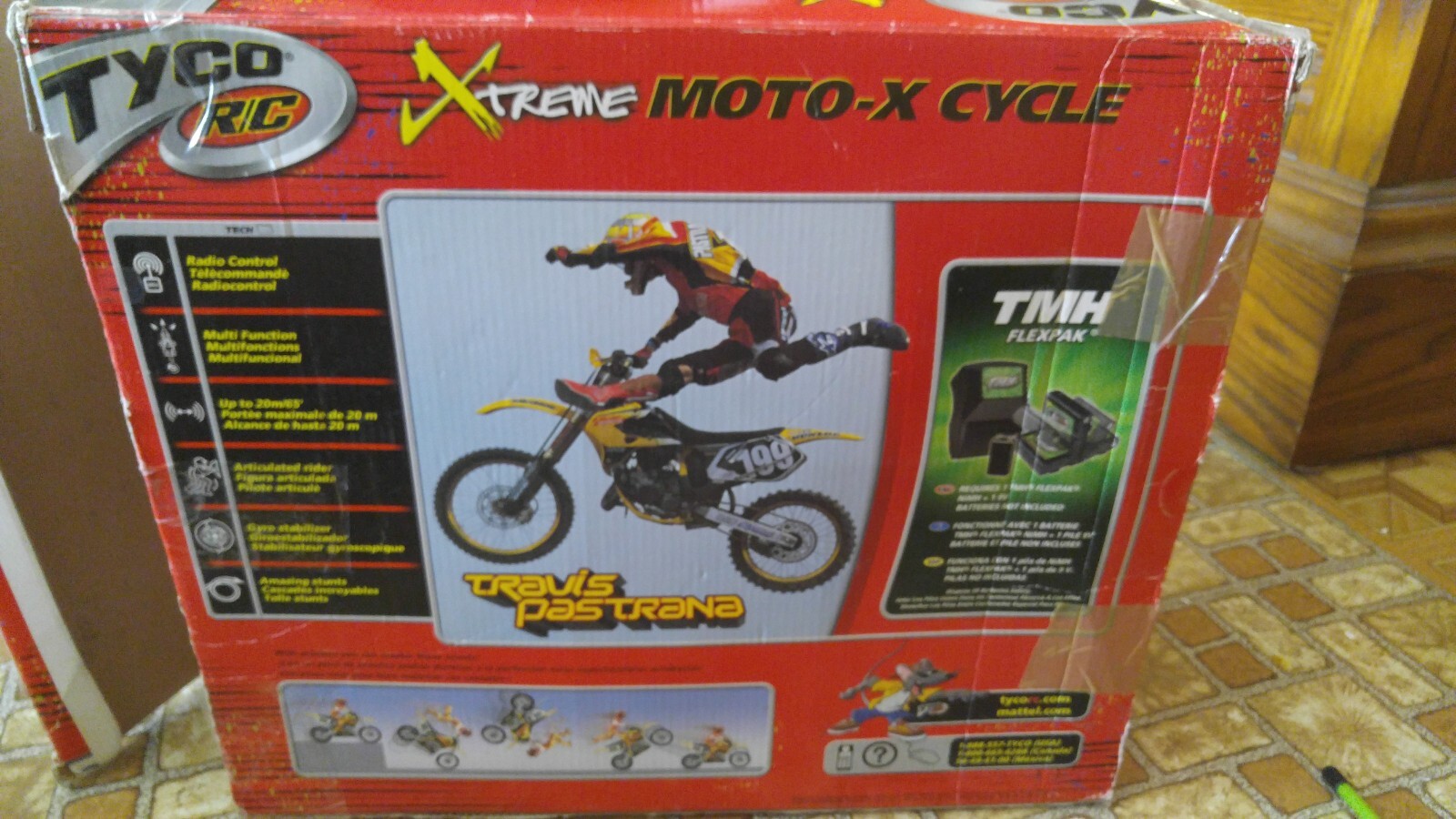 Tyco RC Mattel - Xtreme Moto X Cycle Travis Pastrana 2002 AS IS | eBay UK