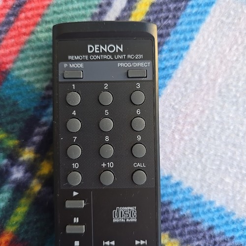 Original Denon RC-231 Portable CD Player Remote Control - DCP50 DCP50K ...