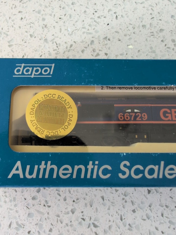 Dapol N Gauge Class 66729 Derby County GB Railfreight GBRf ND-201D ...