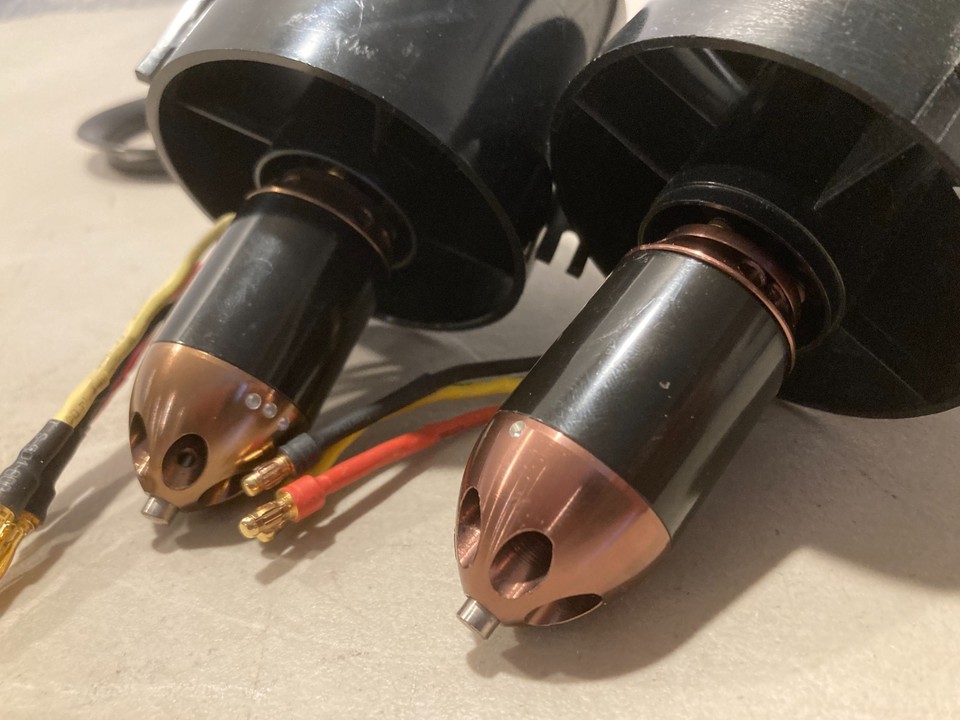 Lot of 2 Freewing Brushless Inrunner Motor with EDF Ducted Fan Units RC ...