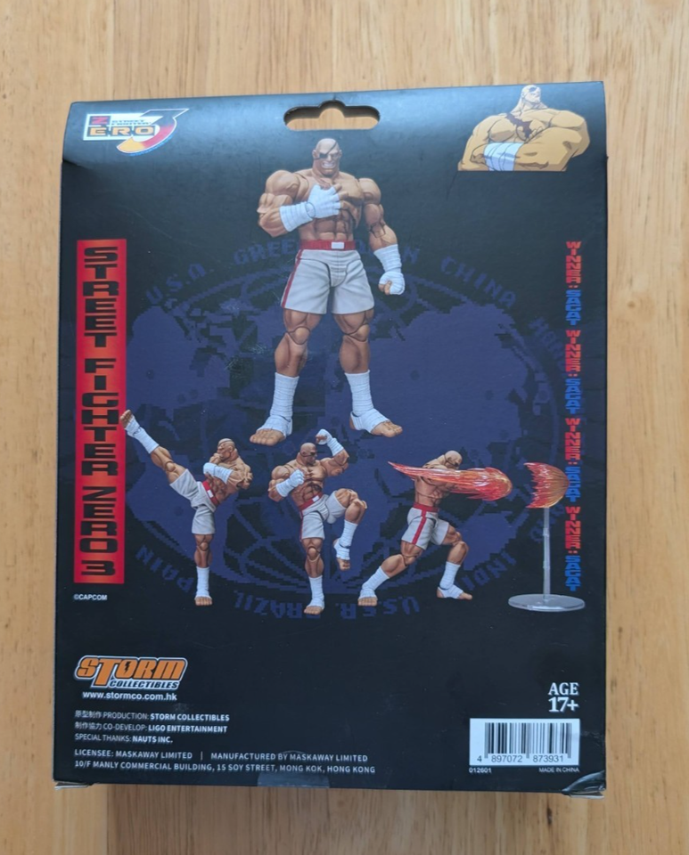 Storm Arena Street Fighter Zero 3 Sagat (Exclusive) (Player 2 Ver.) | eBay