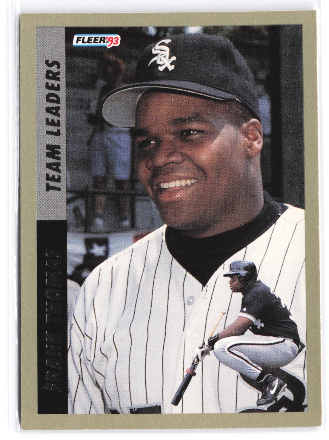 1993 Fleer #5 Frank Thomas Team Leaders (Series One American League) | eBay