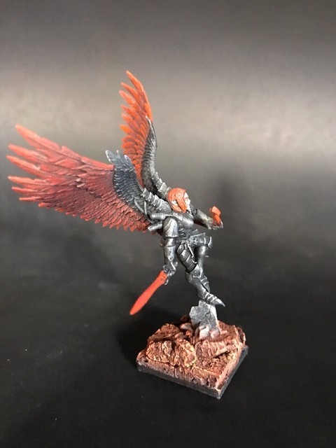Pro Painted Erinyes Asimar Devil Angel Dnd Pathfinder Mini Dungeons ...