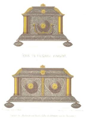 Medieval MONEY JEWELRY BOX BANK Chromolithograph Antique Art Print ...