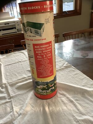 Toy Blocks “Block City” US vintage Plastic block building set 1950s | eBay