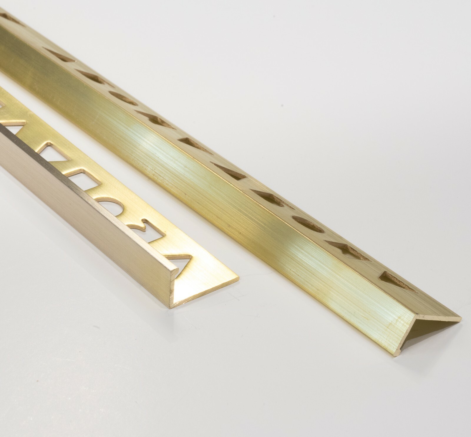 Brass Tile Trim Vroma natural Solid Brass L Box Shape Formable | eBay UK