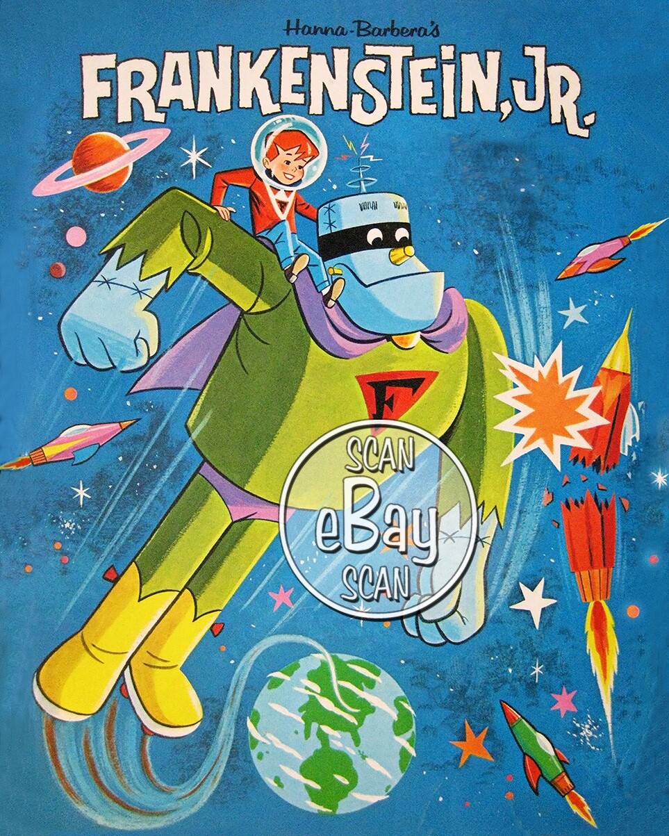 Rare! FRANKENSTEIN JR Cartoon TV Photo HANNA BARBERA Studios WHITMAN ...